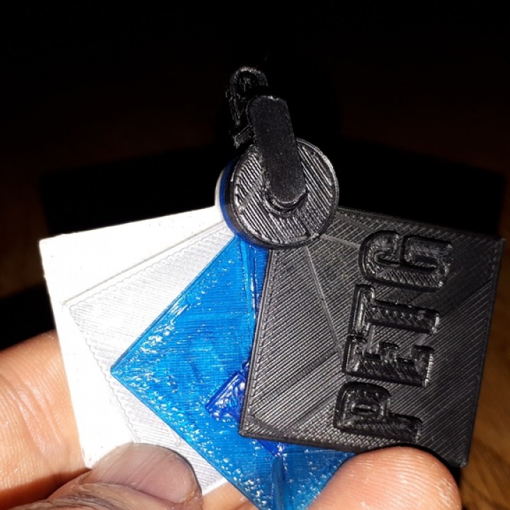 3D Printable Filament Sample Keychain by 3rDesign Works