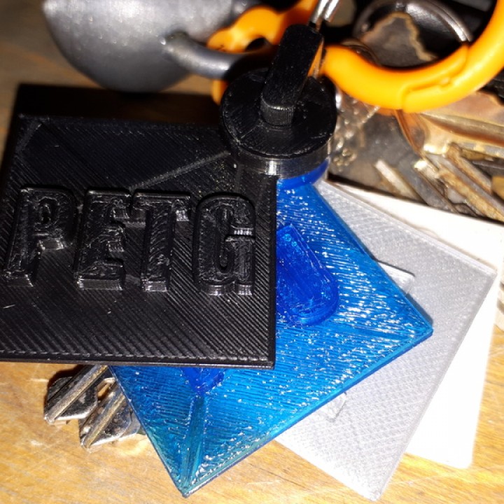 3D Printable Filament Sample Keychain by 3rDesign Works
