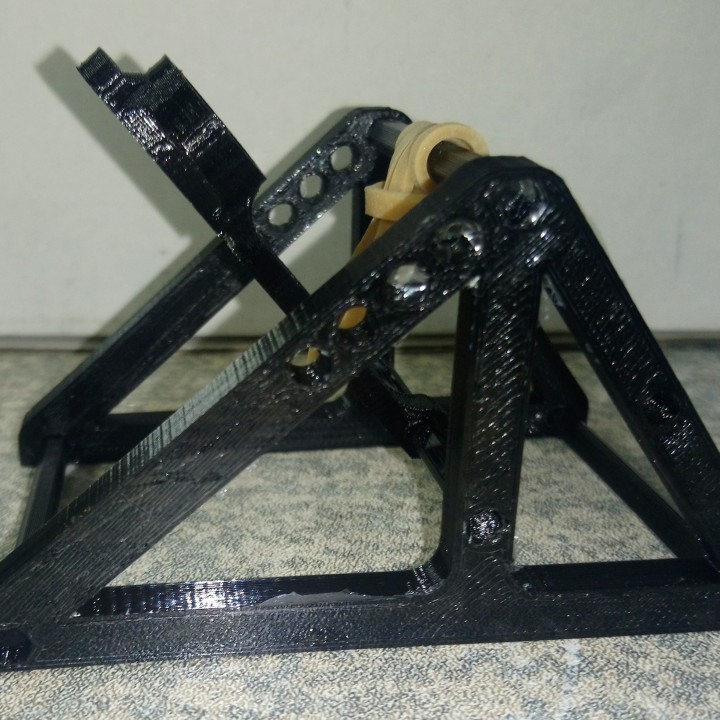 3D Printable Catapult Version 2.0 by Dinkum