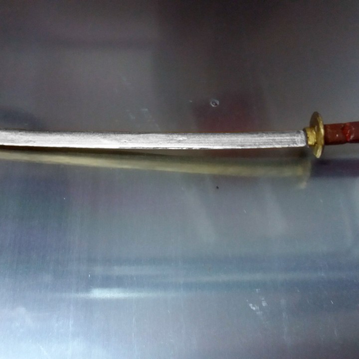 3D Printable Katana - Mini by Victor Silva