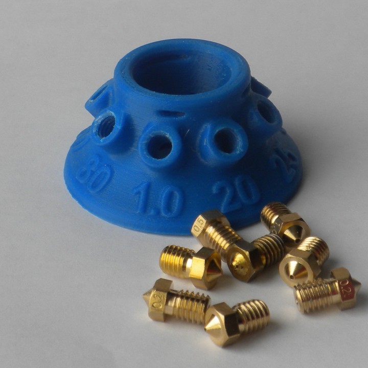 3D Printable Organizer for nozzles with Olsson torque wrench holder by ...