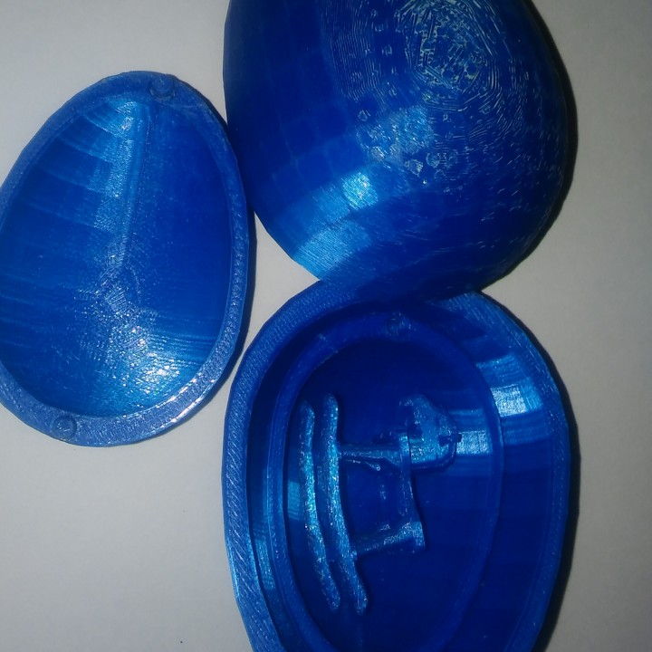 3D Printable #TinkercadEaster EGG Surprise by Mark Fluharty