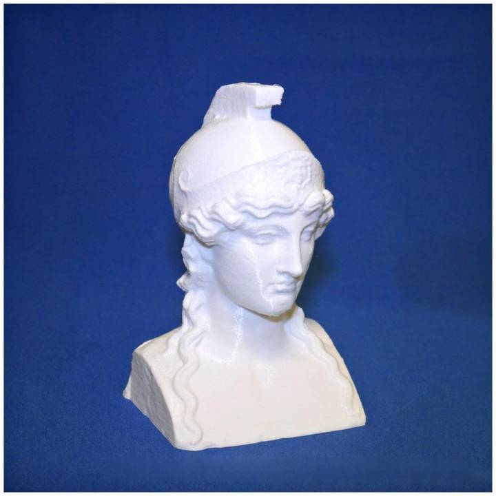 3D Printable Athena Bust 3D Scan by 3DWP
