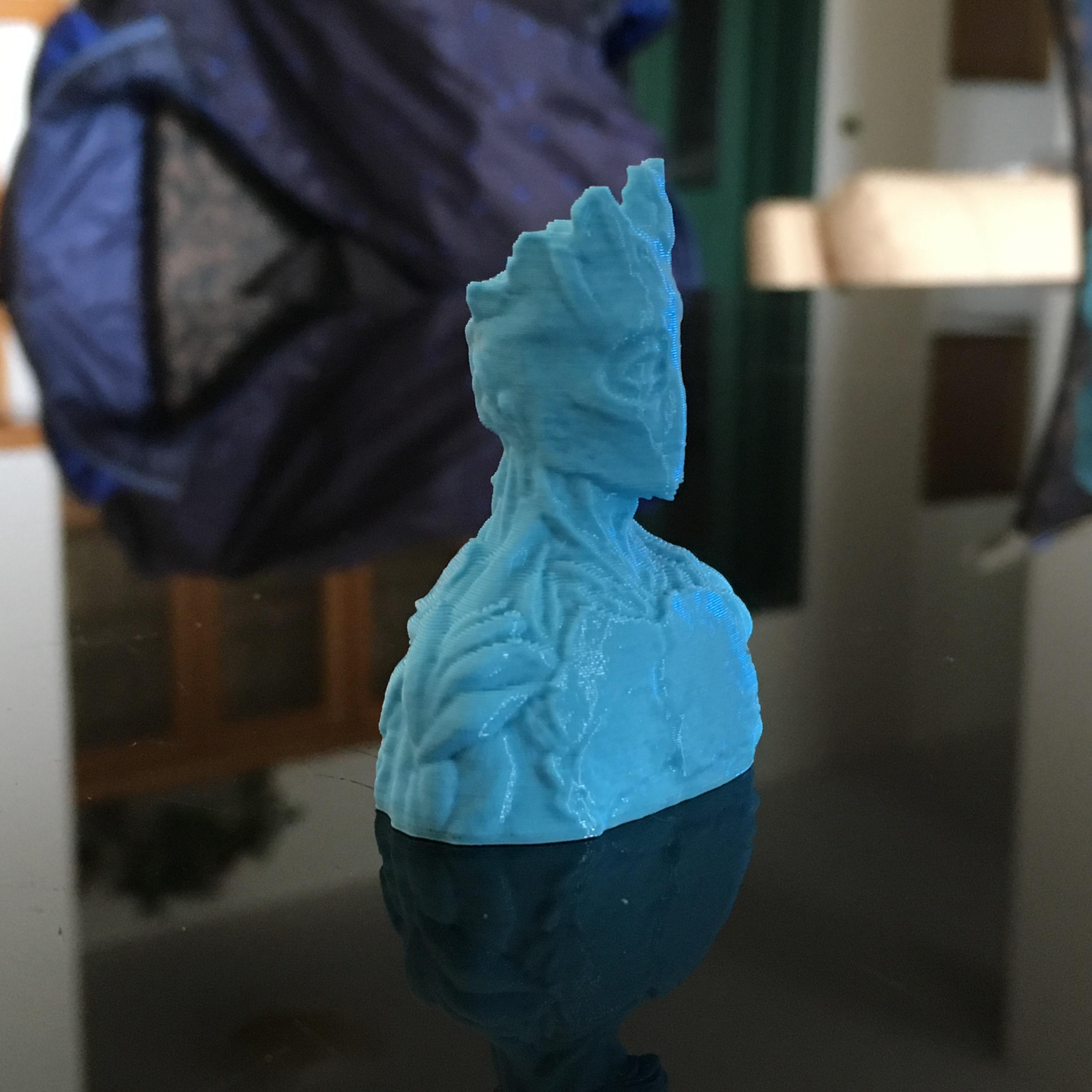 3D Printable Groot Sculpture by 3DWP