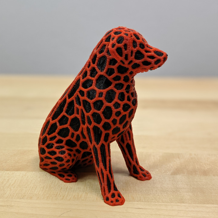 3D Print of Dual Color Labrador by filamentone