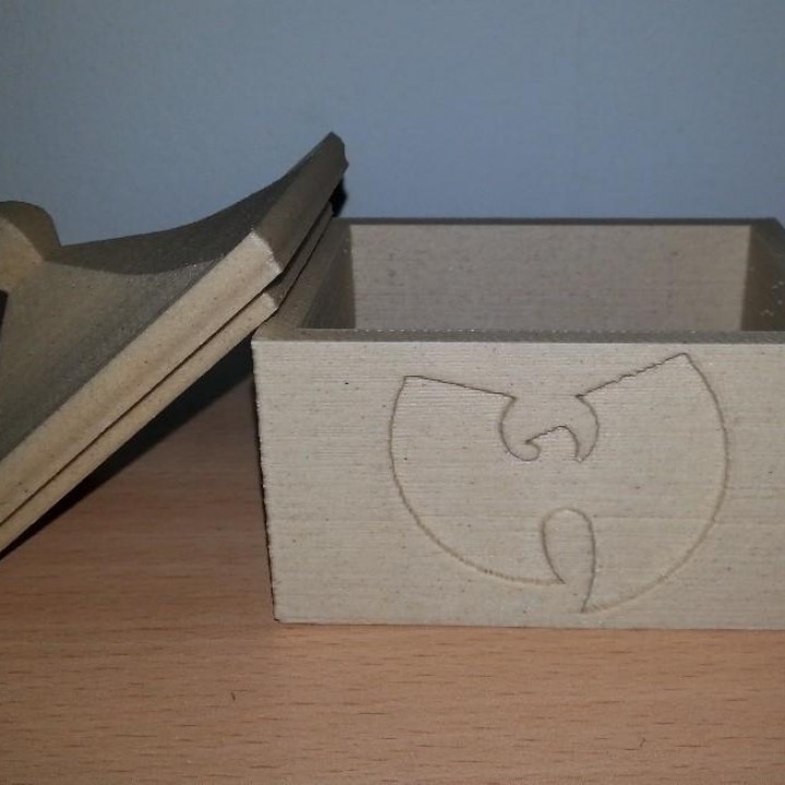 3D Printable Wu-Tang Box With Lid by 3DWP