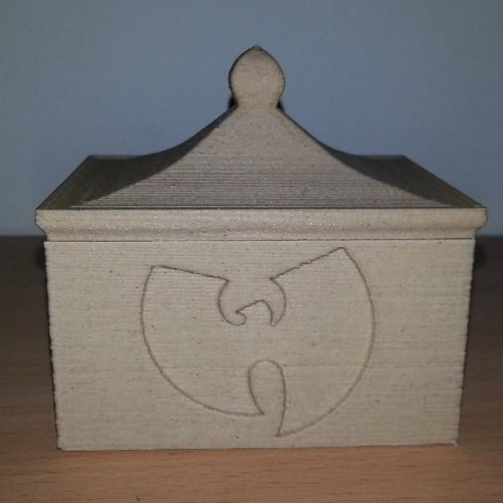 3D Printable Wu-Tang Box With Lid by 3DWP