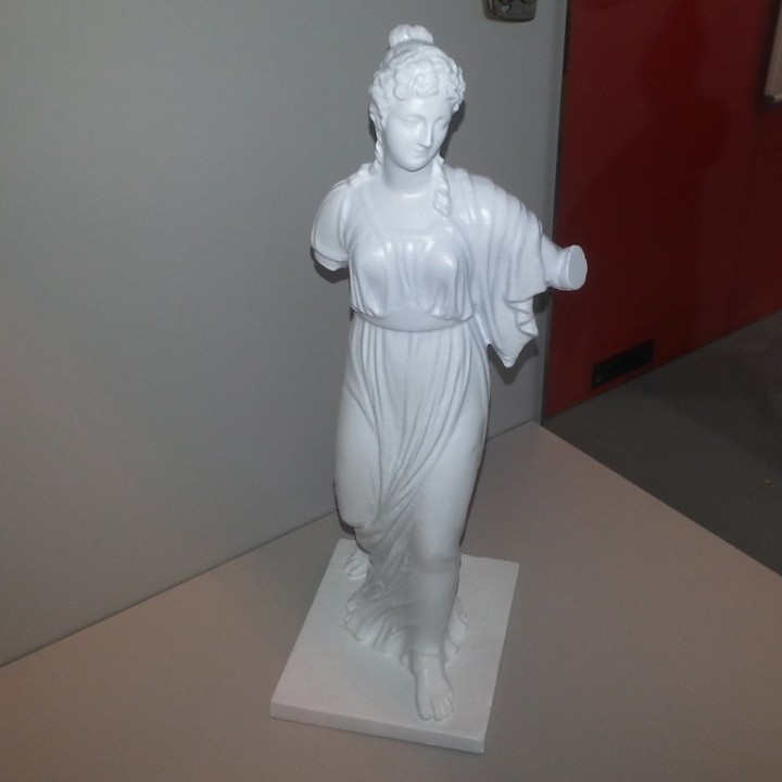 3D Printable Agrippina Sculpture (Roman Statue 3D Scan) by 3DWP