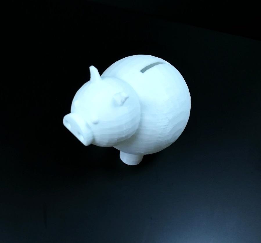 3D Printable Piggy Bank by 3DWP