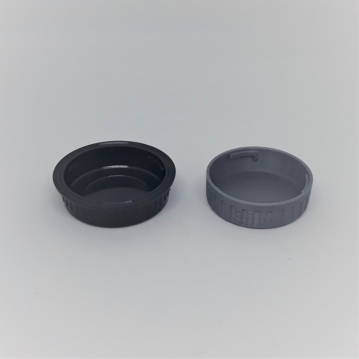 3D Printable Lens cap by MyMiniFactory Spare Parts