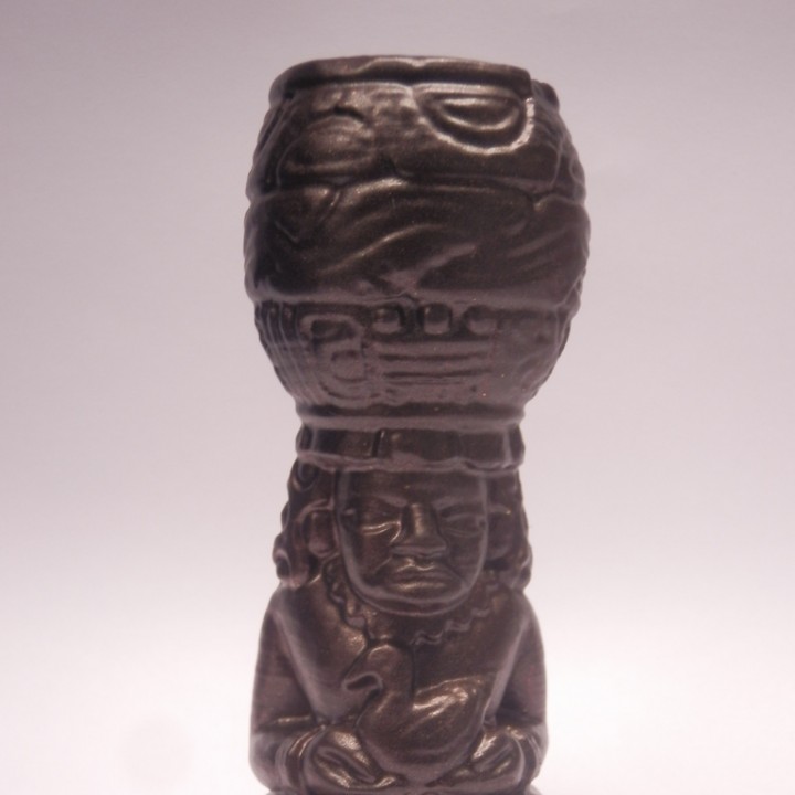 3D Printable Aztec Sculpture (Statue 3D Scan) by 3DWP