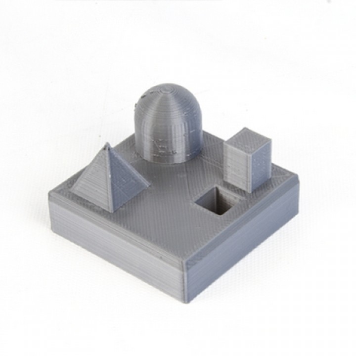 3D Printable Finishing Torture Test by MatterHackers