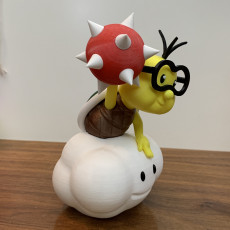 3D Printable Lakitu from Mario games - Multi-color by Bruno Pitanga Maia