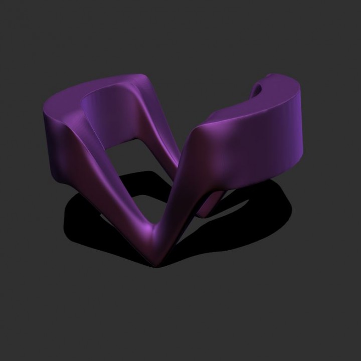 3D Printable Ring by Giselle Baptiste