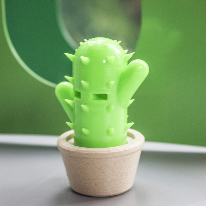 3D Printable CactiBot - Cactus robot! by Harry Roper