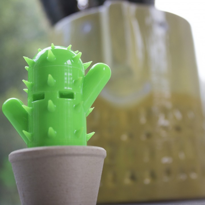 3D Printable CactiBot - Cactus robot! by Harry Roper