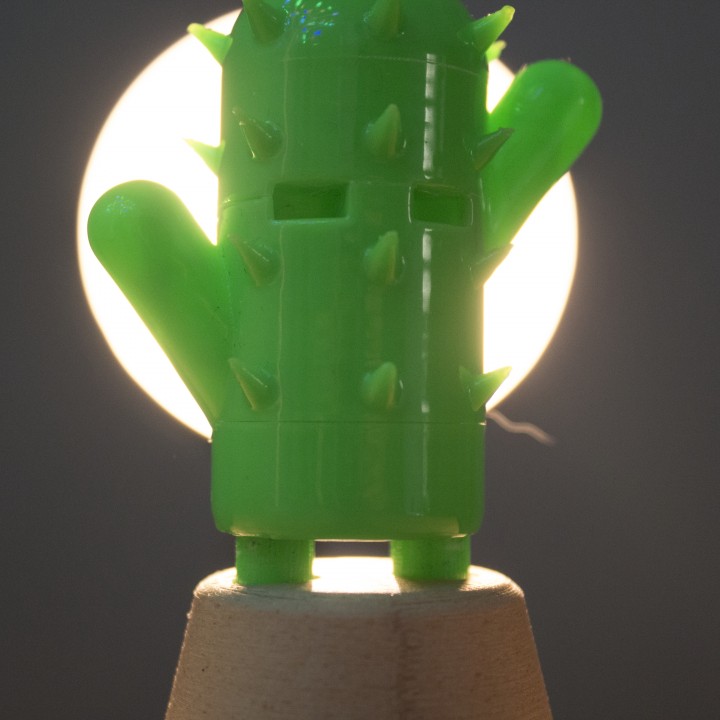 3D Printable CactiBot - Cactus robot! by Harry Roper