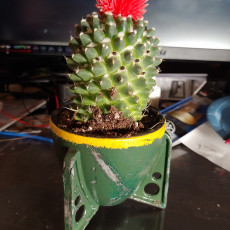 3D Printable Fallout 4 Desktop Planter by Raleigh Shade