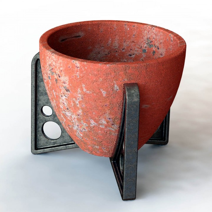 3D Printable Fallout 4 Desktop Planter by Raleigh Shade