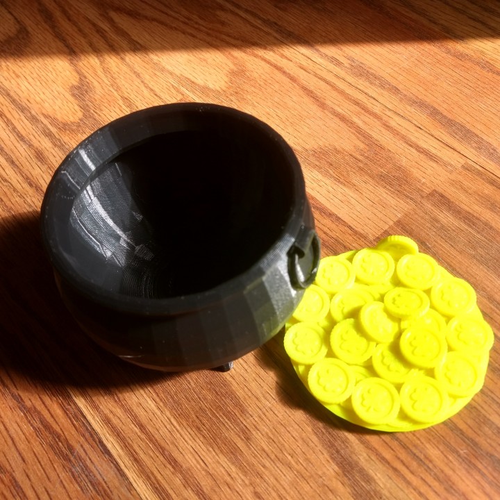 3D Printable Pot of Gold by April Symoens