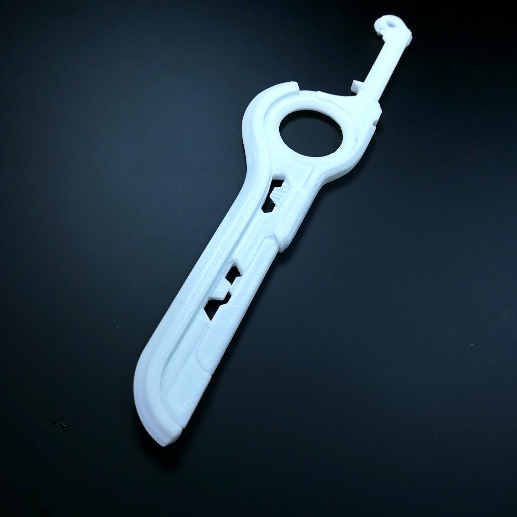 3D Printable Xenoblade - Monado Blade by Jaime García Sevilla
