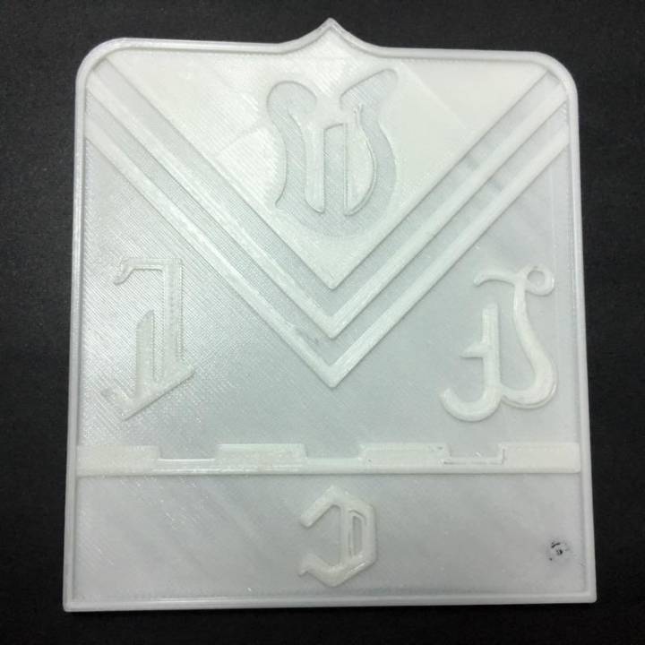 3D Printable Escudo del club Ferro Carril Oeste by fernando mango