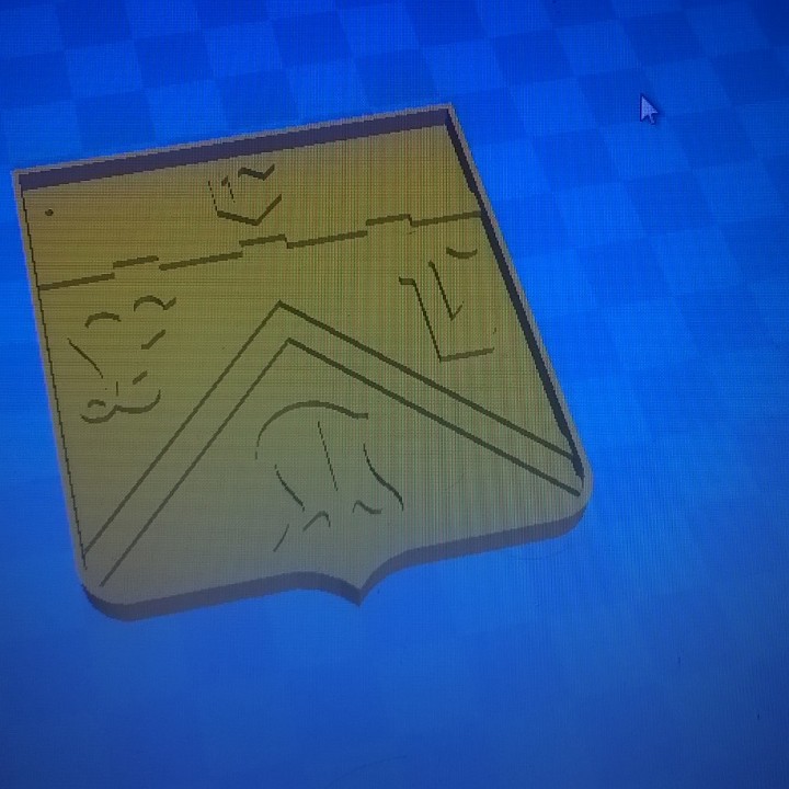 3D Printable Escudo del club Ferro Carril Oeste by fernando mango