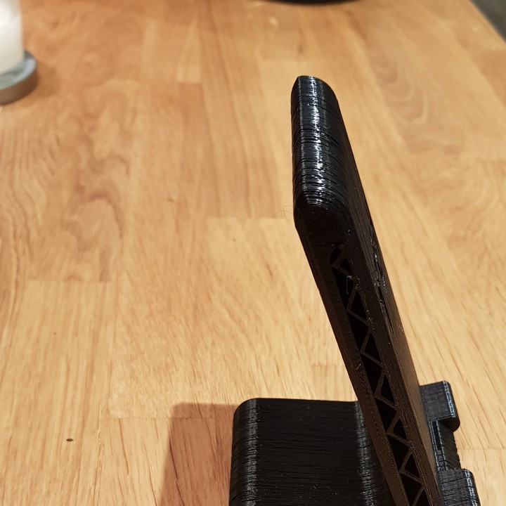 3D Printable phone stand: product design project from school by Aaron ...