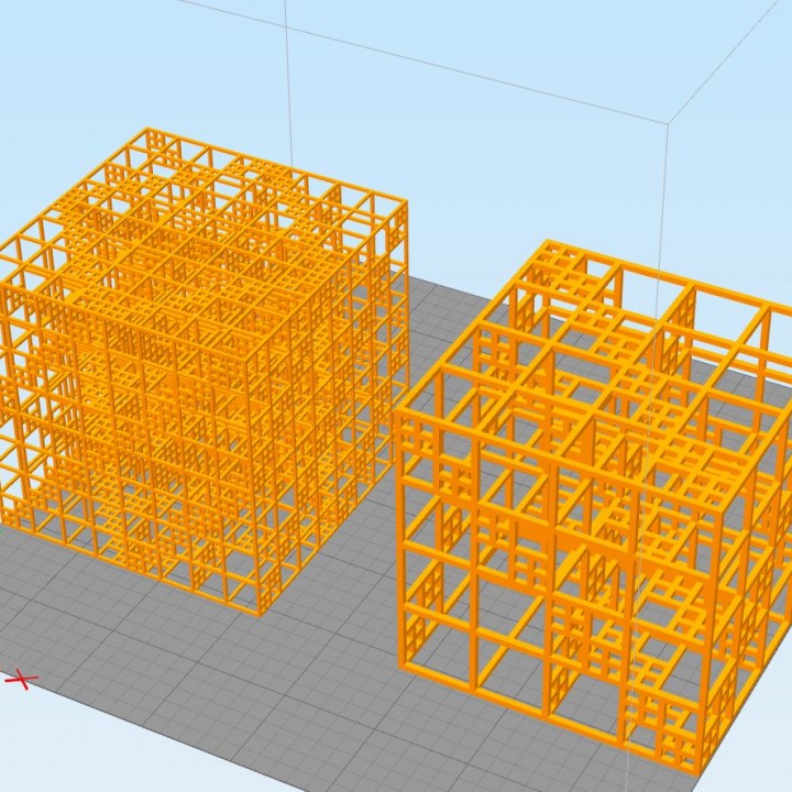3D Printable Hypercube by Abdallah Z. Al-Majthob