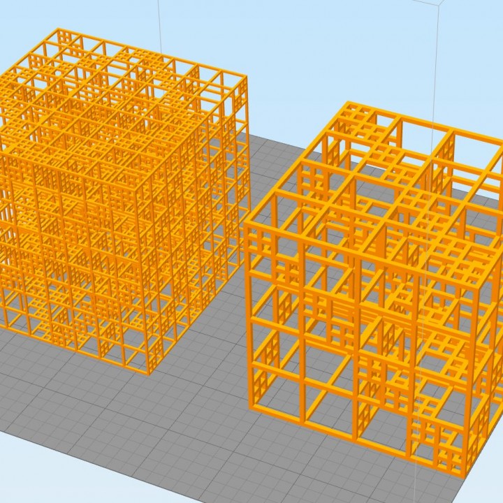3D Printable Hypercube by Abdallah Z. Al-Majthob