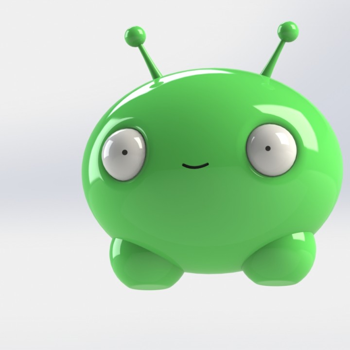 3D Printable Mooncake, The Planet Killer - Final Space by Tom Suggitt