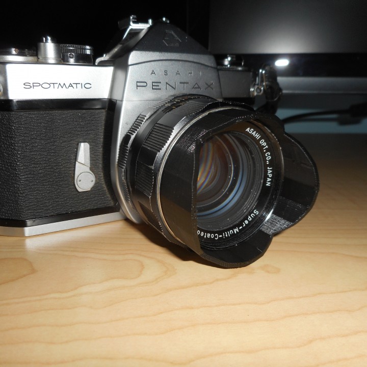3D Printable Pentax Spotmatic shade by James R