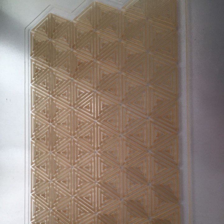 3D Printable Triangles (on Fabric) by 3DPrintNovesia