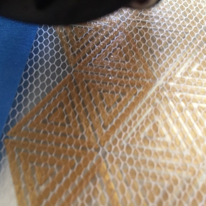 3D Printable Triangles (on Fabric) by 3DPrintNovesia