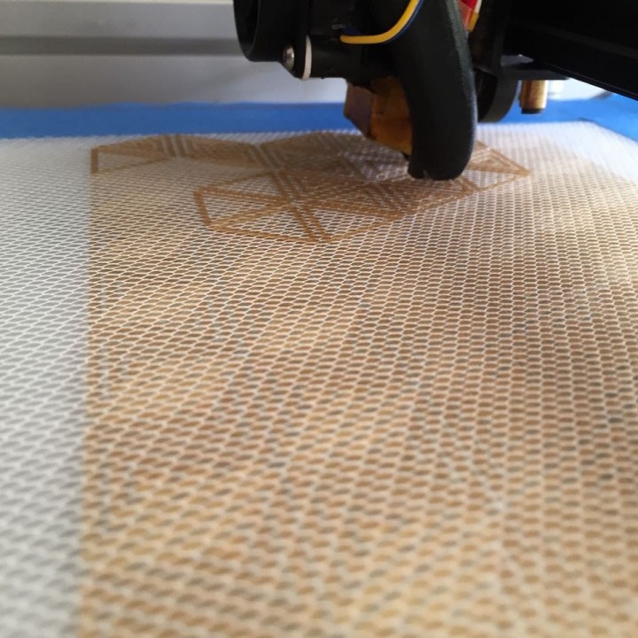3D Printable Triangles (on Fabric) by 3DPrintNovesia