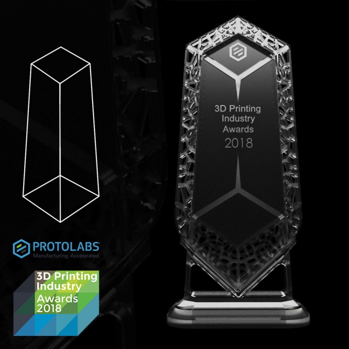 3D Printable Crystal trophy design - Official Trophy 3D Design ...