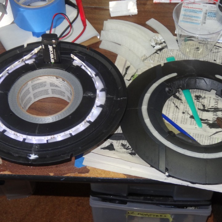 3D Printable TRON Legacy Disk by Stuart Ferguson