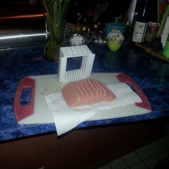 3D Printable SPAM Slicer by Stuart Ferguson