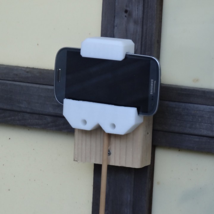 3D Printable Tablet/Phone Wall Mount by Stuart Ferguson