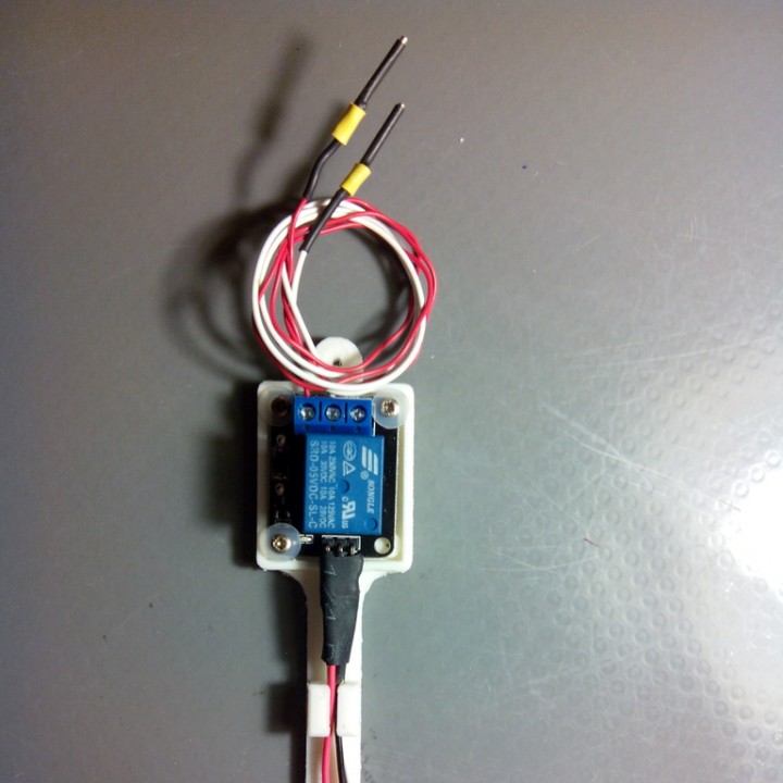 3D Printable 1 CHANNEL RELAY CASE - 3D PRINTER EMERGENCY STOP by Javier ...