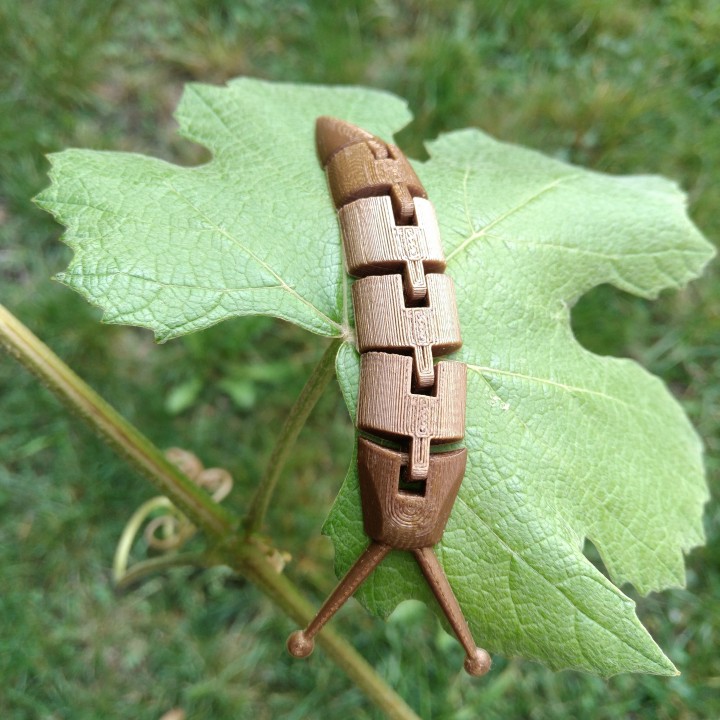 3D Print of Articulated Slug by MixedGears