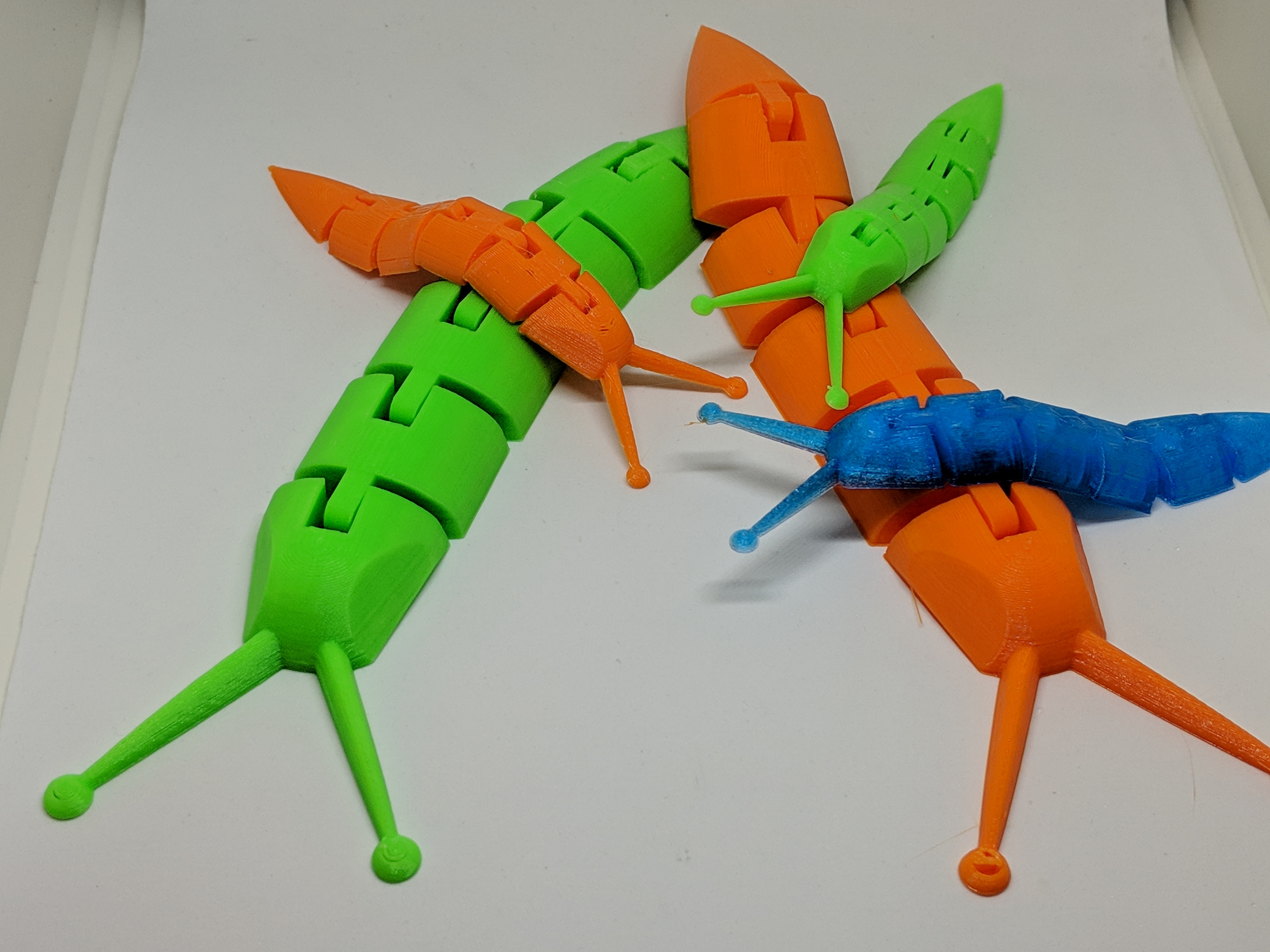 3D Printable Articulated Slug by Brandon Blinkenberg