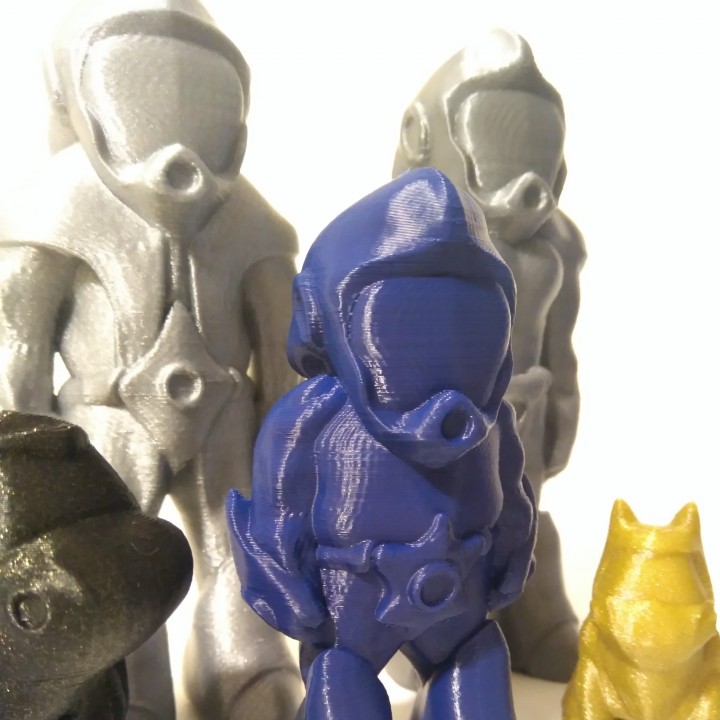 3D Printable Astro family by Fernando Jerez