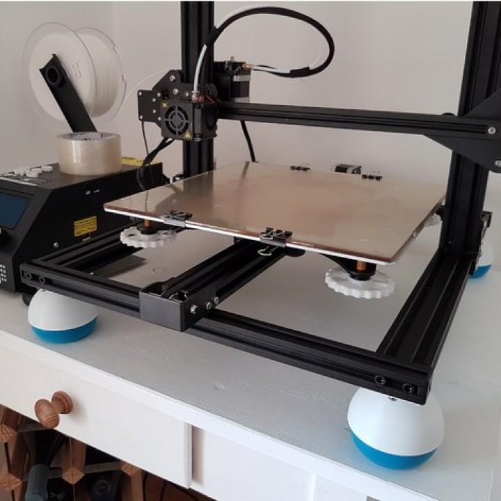 3D Printable Anti-stress ball feet (fits CR-10 and other 4020 profile ...