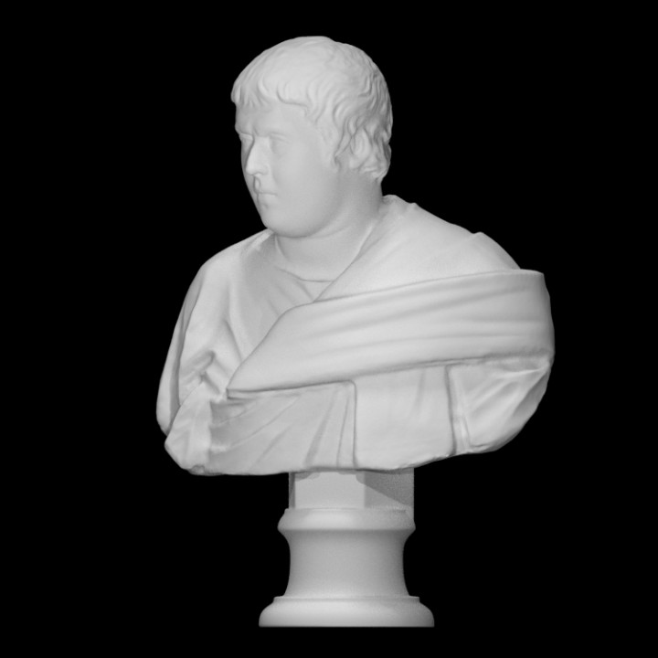 3D Printable Bust of a Roman by Scan The World