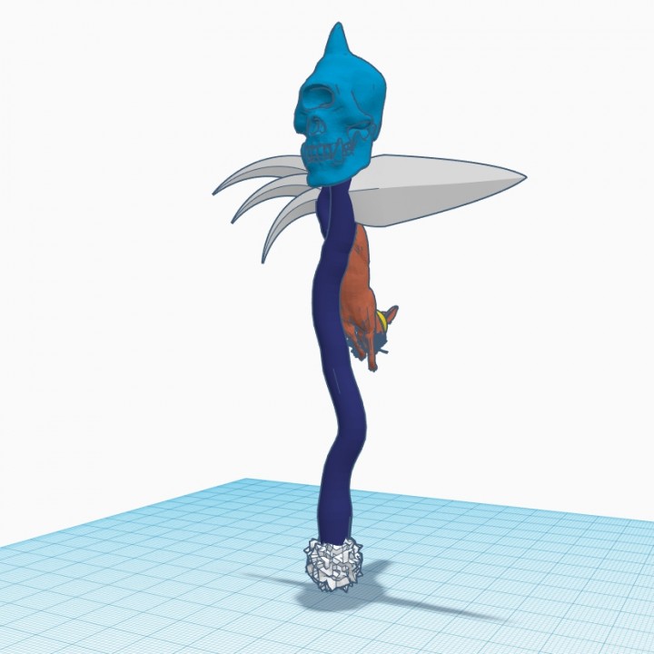 3D Printable Easter Bunny Slayer Axe #Tinkercad Easter by Mark Fluharty