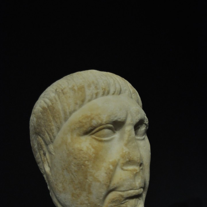 3D Printable Portrait of the Roman emperor Trajan by Scan The World