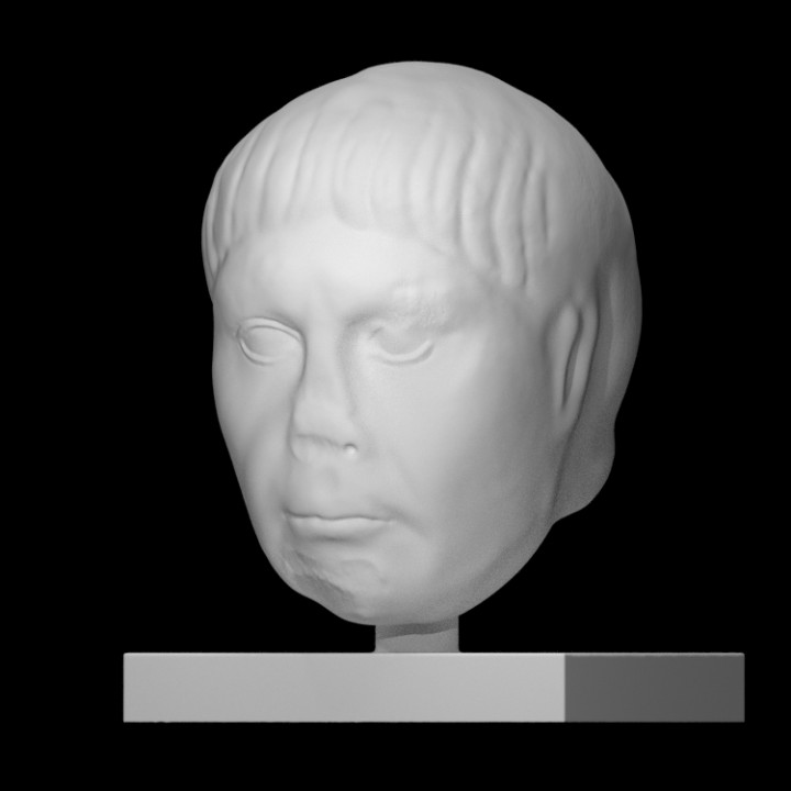 3D Printable Portrait of the Roman emperor Trajan by Scan The World