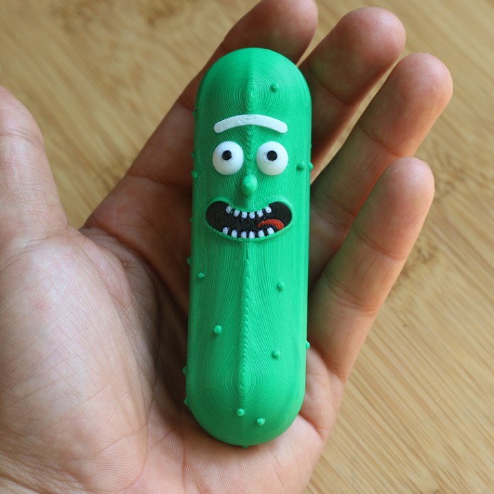 3D Printable Multi-Color Pickle Rick (Rick and Morty) by Mosaic ...