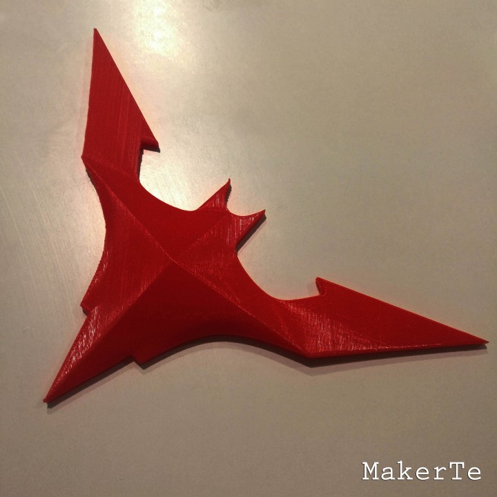 3D Printable Injustice 2 Predator Batman logo by MakerTe